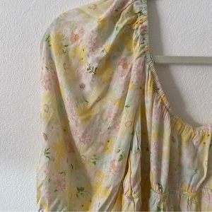 Sophie Rue | Tops | Sophie Rue Pastel Milkmaid Puff Sleeve Blouse Top ...